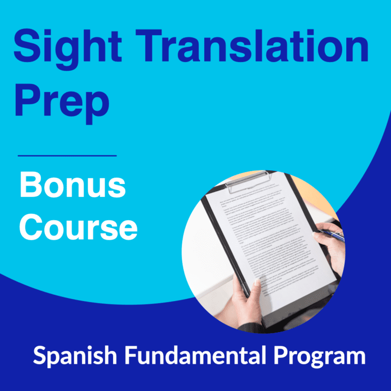 Sight Translation Lab for Spanish Interpreters • Medical Interpreting ...